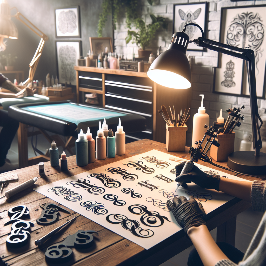 Tattoo Lettering Longevity: Script vs. Cursive Ink Fade
